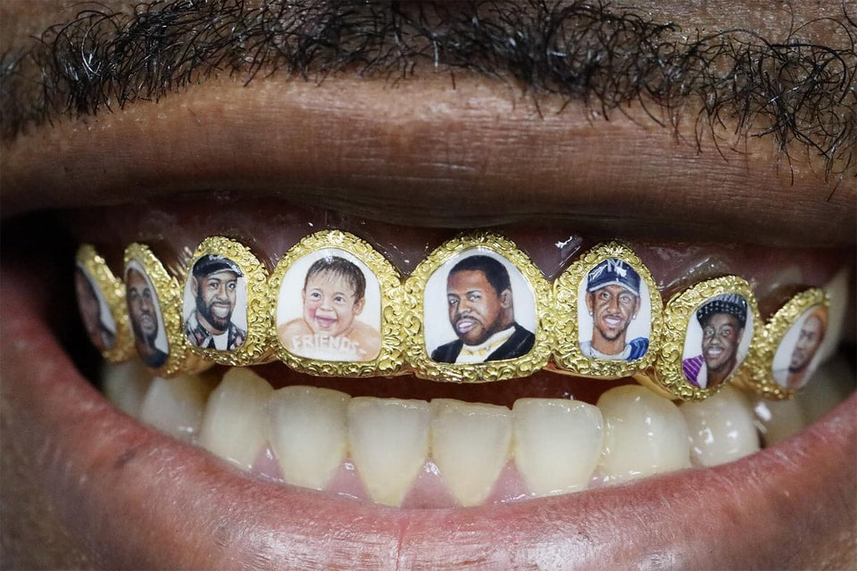Gold Teeth Asap Asap Rocky Grillz | Collier VVS
