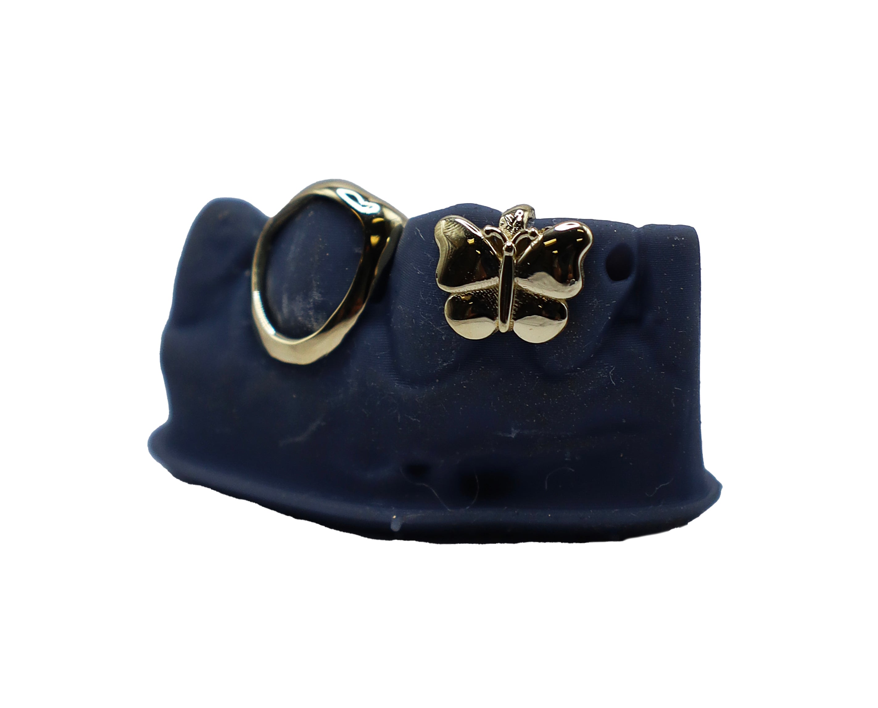 3D Butterfly Gap Grillz Open Face - Luxe Grillz