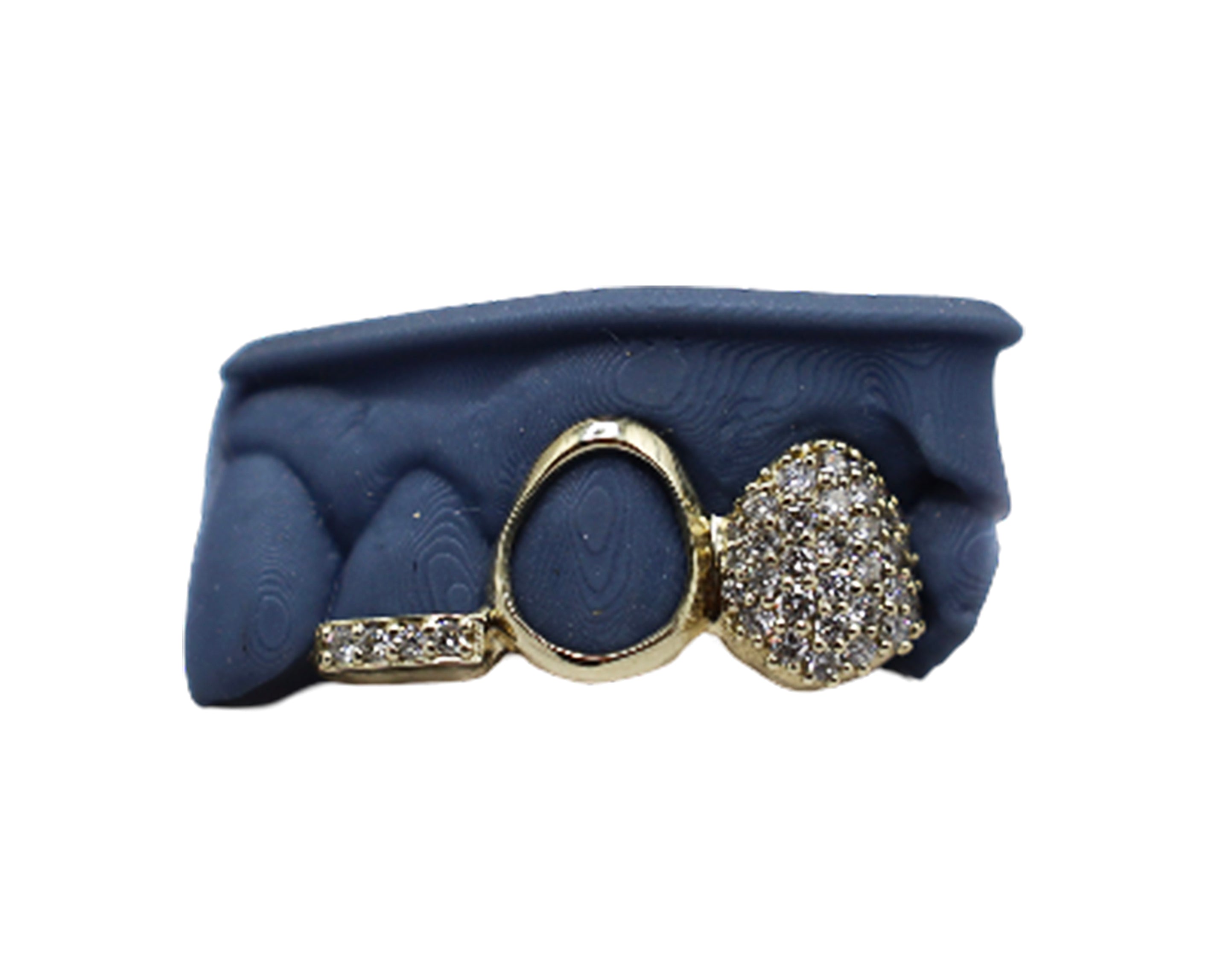 Diamond Tip 3 Tooth Grillz Combo - Luxe Grillz