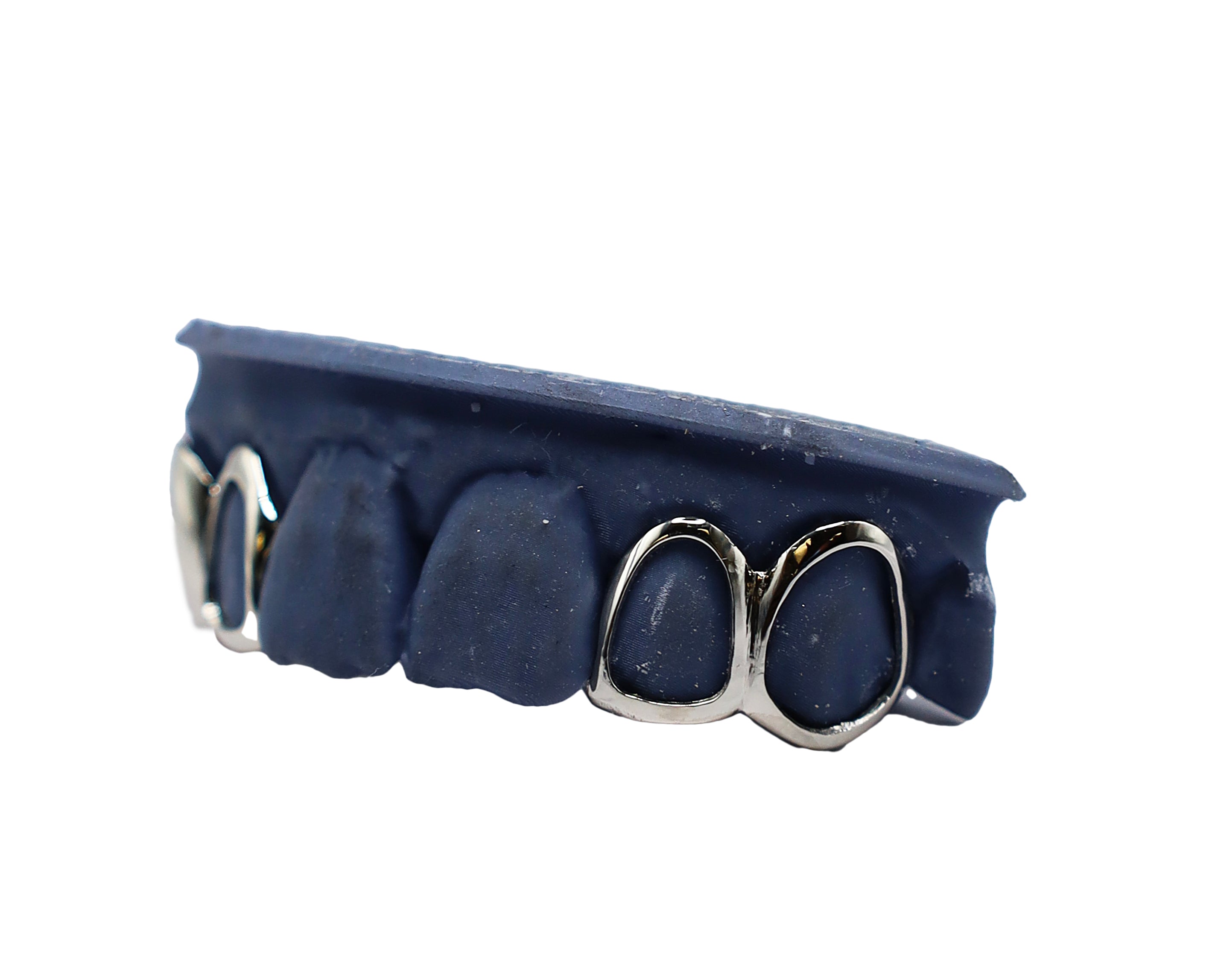 4 Tooth Grillz W/ Open Face & Fang - Luxe Grillz