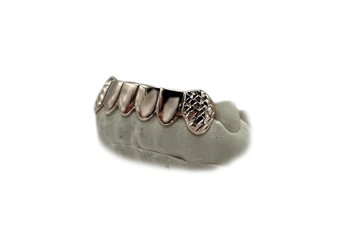 Buy Bottom 6 Grillz w Diamond Cut Fangs - 100% Authentic – Luxe Grillz