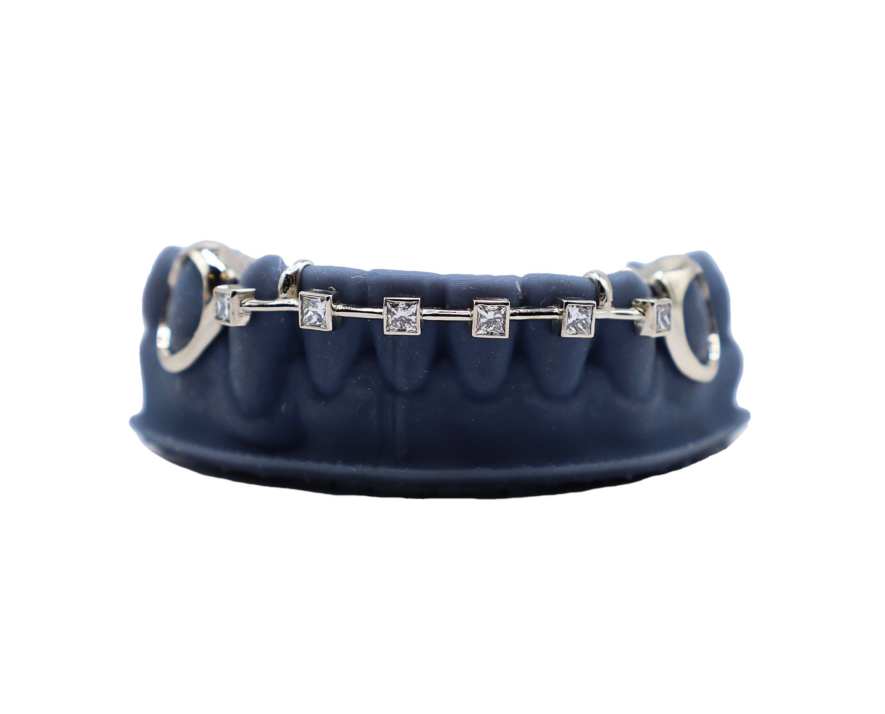Buy Bottom 6 Princess Cut Diamond Braces Grillz - 100% Authentic – Luxe ...