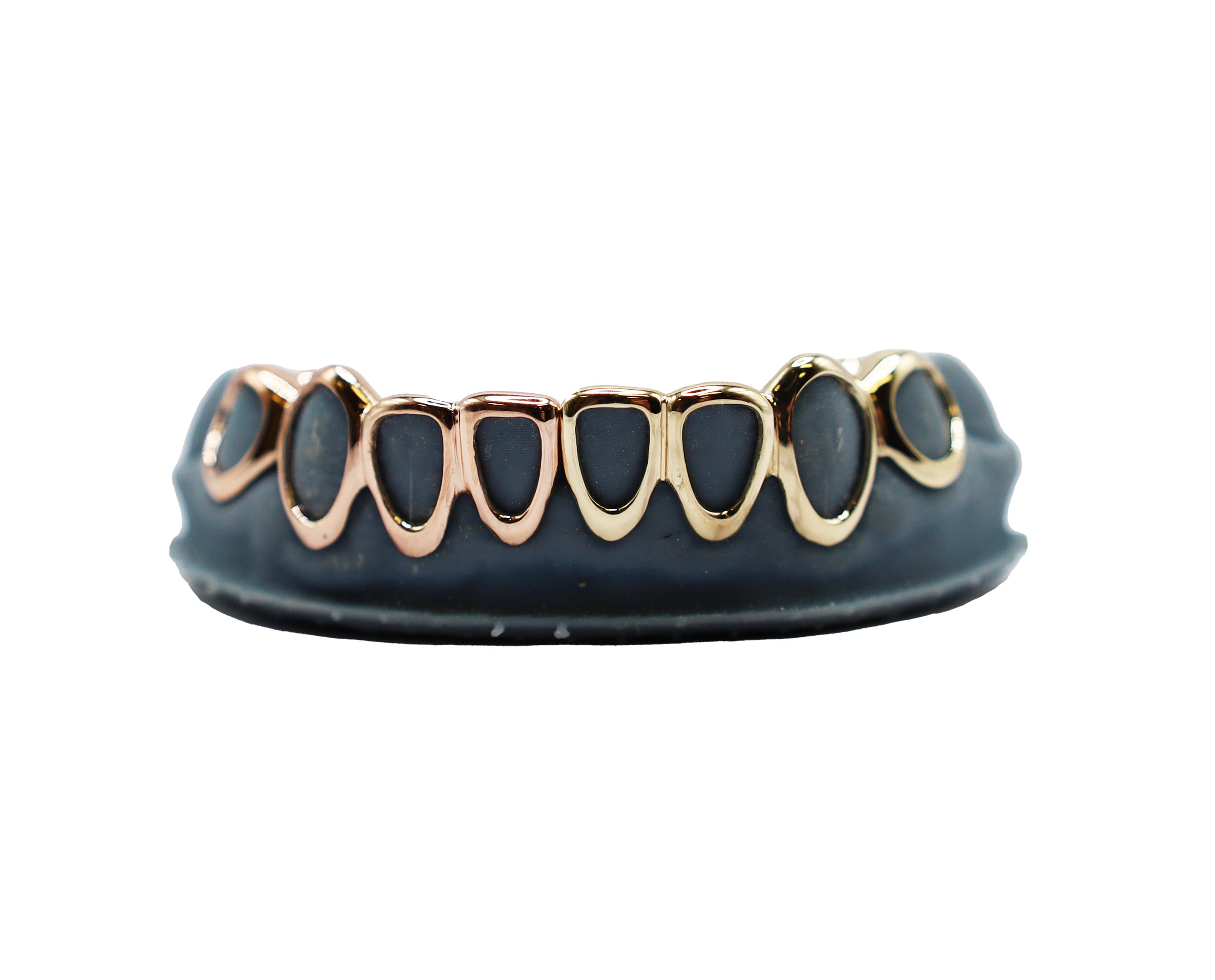 Buy Bottom 8 Two Tone Open Face Grillz – Luxe Grillz