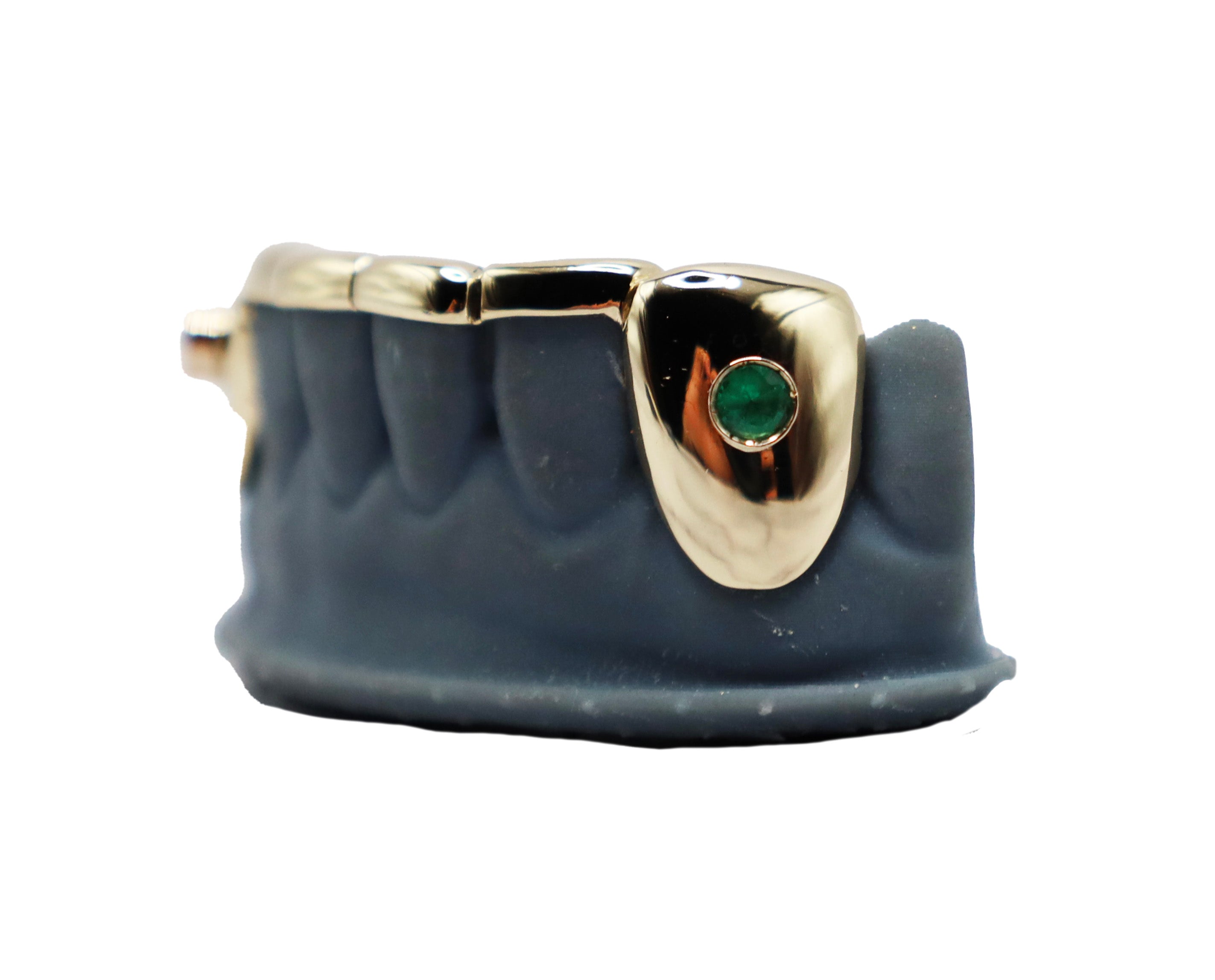 Buy Bridge Grillz w Bezel Set Emerald and Aqua Marine – Luxe Grillz
