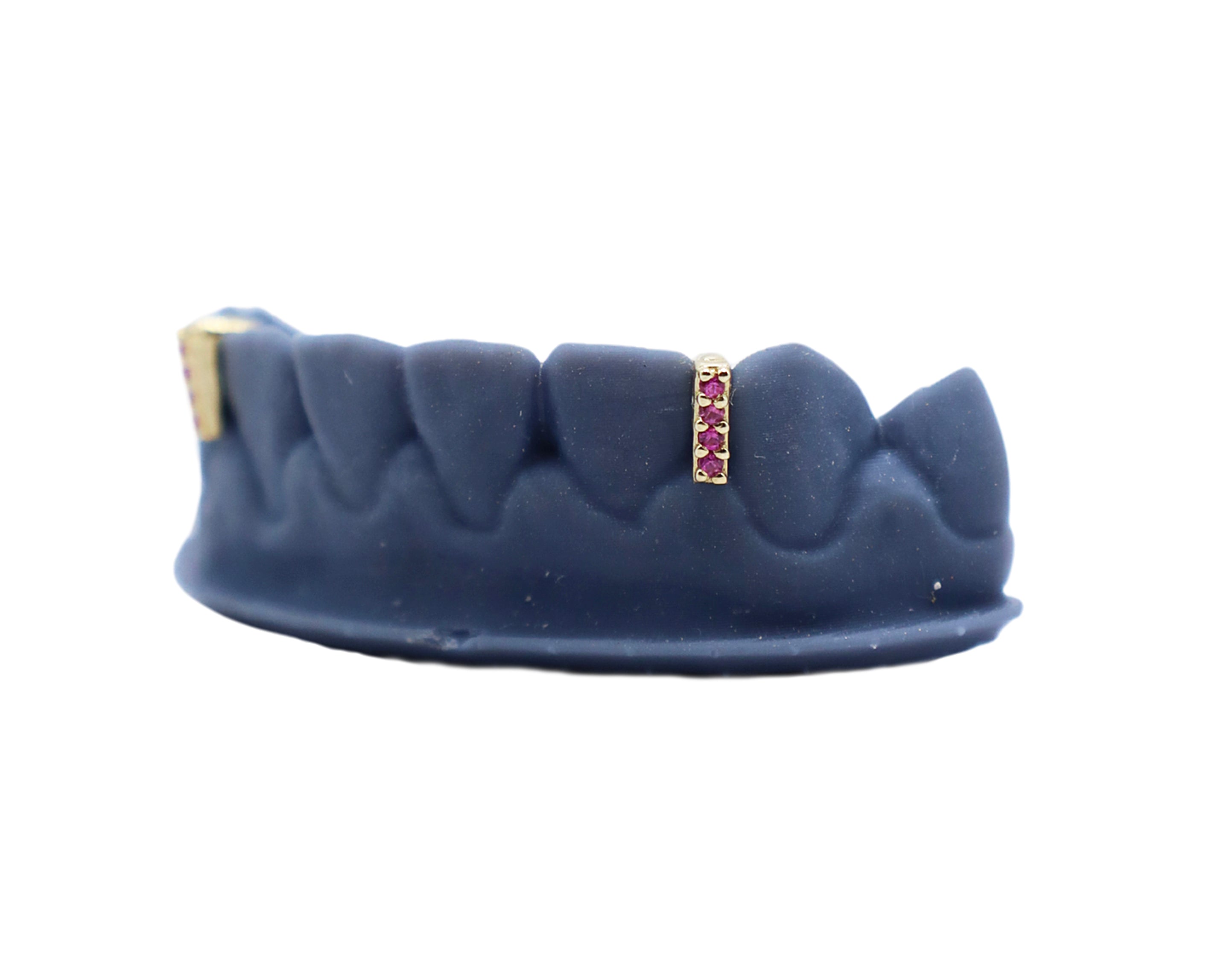 Double Pink Sapphire Grillz – Luxe Grillz