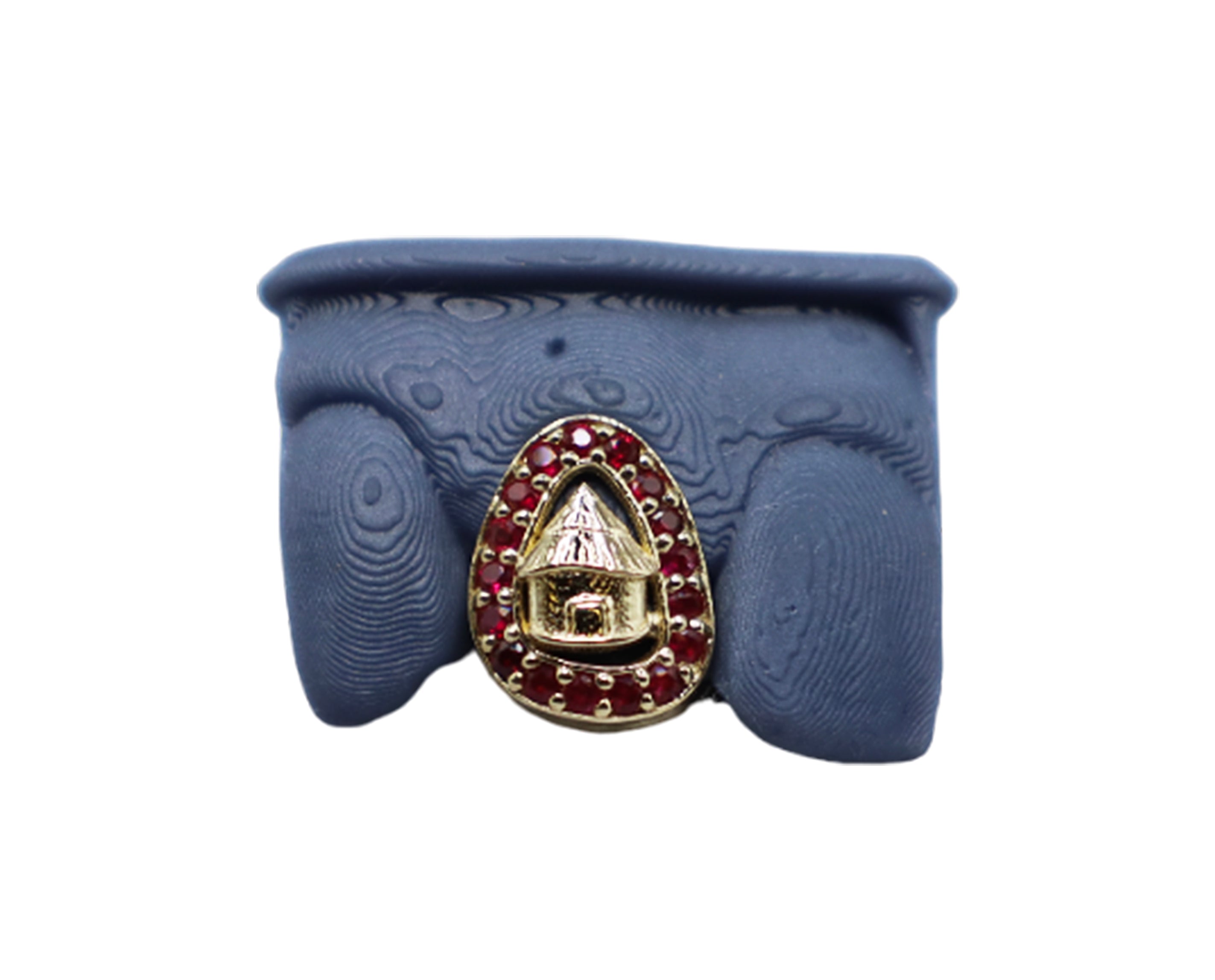 Buy Ruby Open Face Grillz w 3D Hut Logo – Luxe Grillz