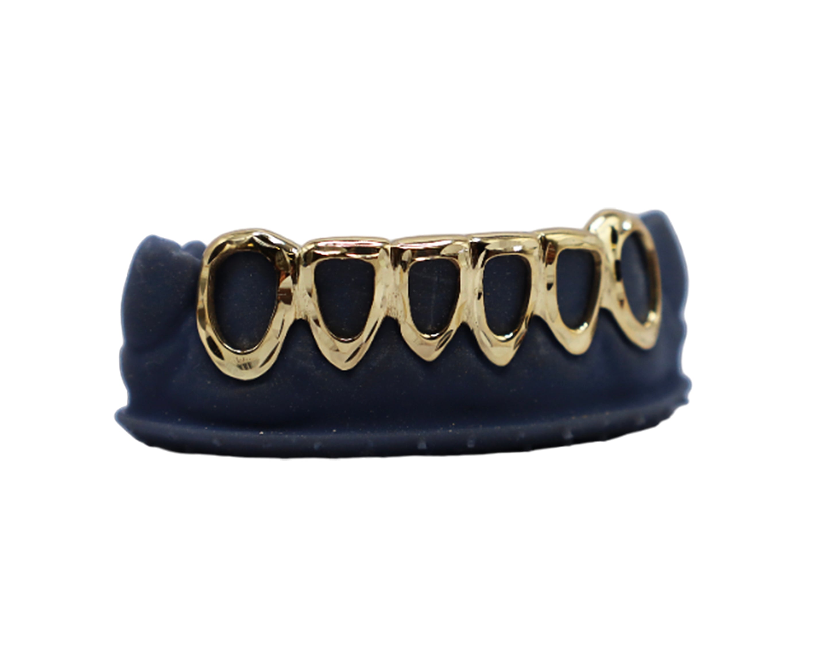 Buy Bottom 6 Open Face Grillz w Diamond Cuts – Luxe Grillz