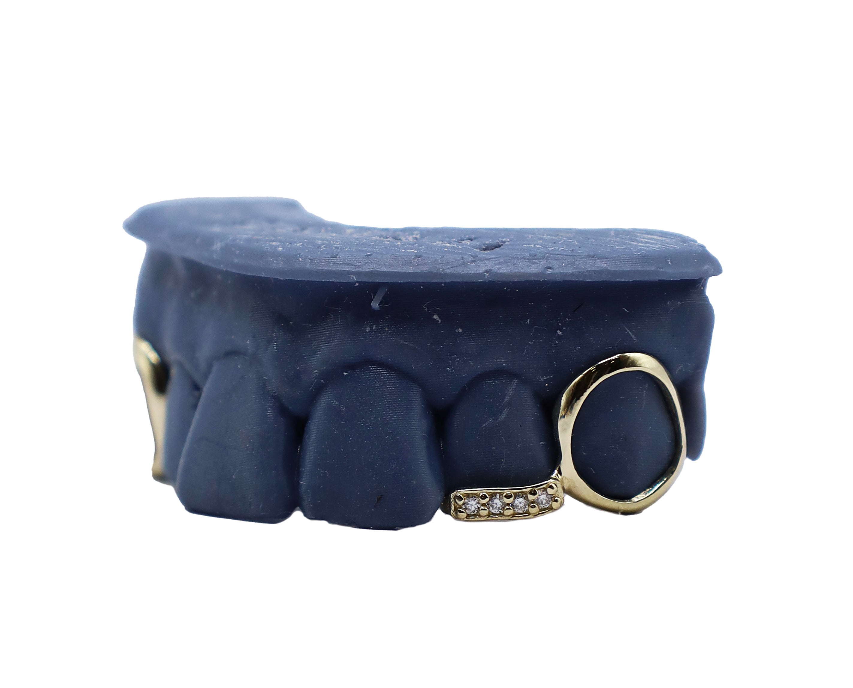 Buy Open Face Fangs w Floating Diamond Tip Combo – Luxe Grillz