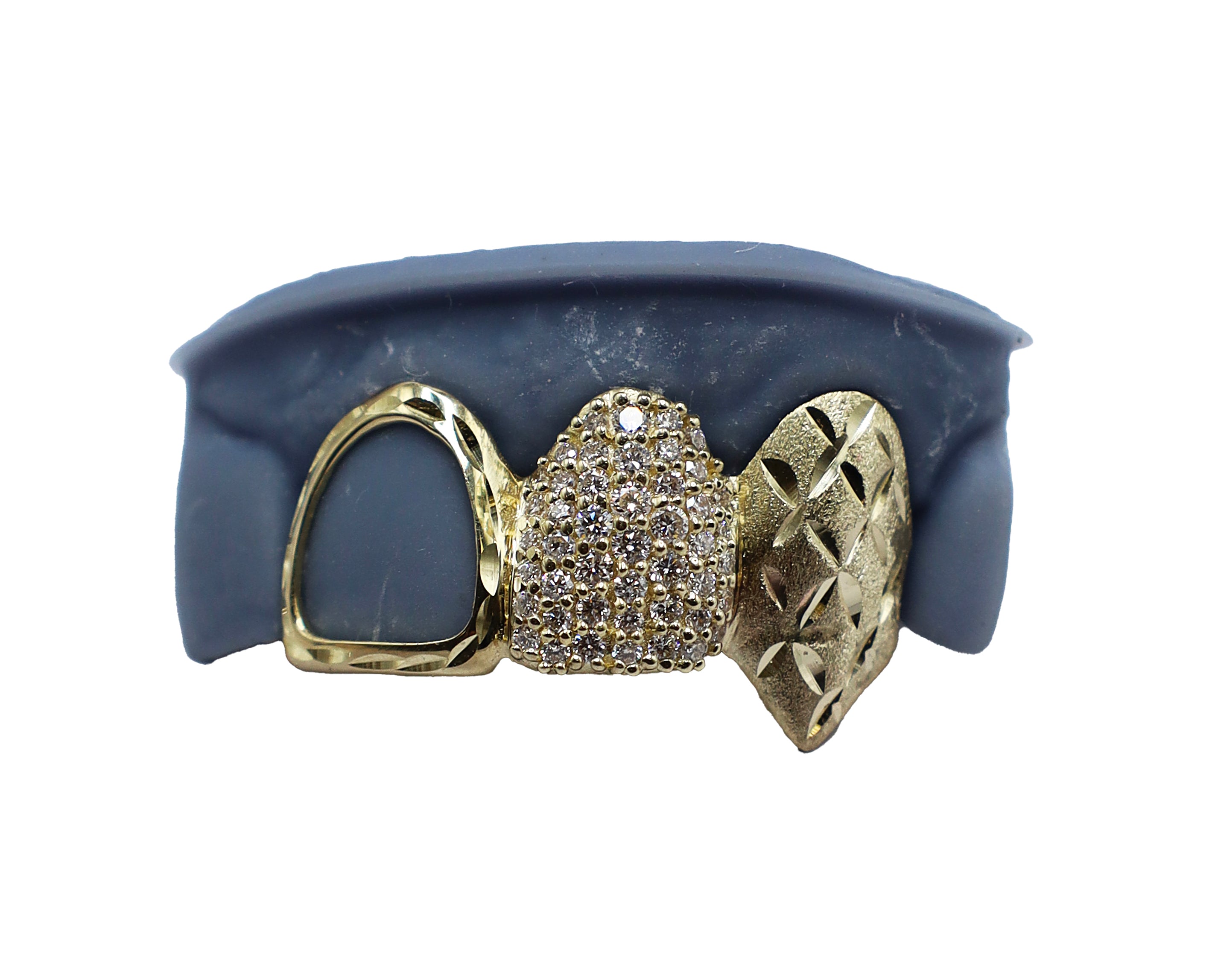 3 Tooth Diamond Vampire Fang - Luxe Grillz