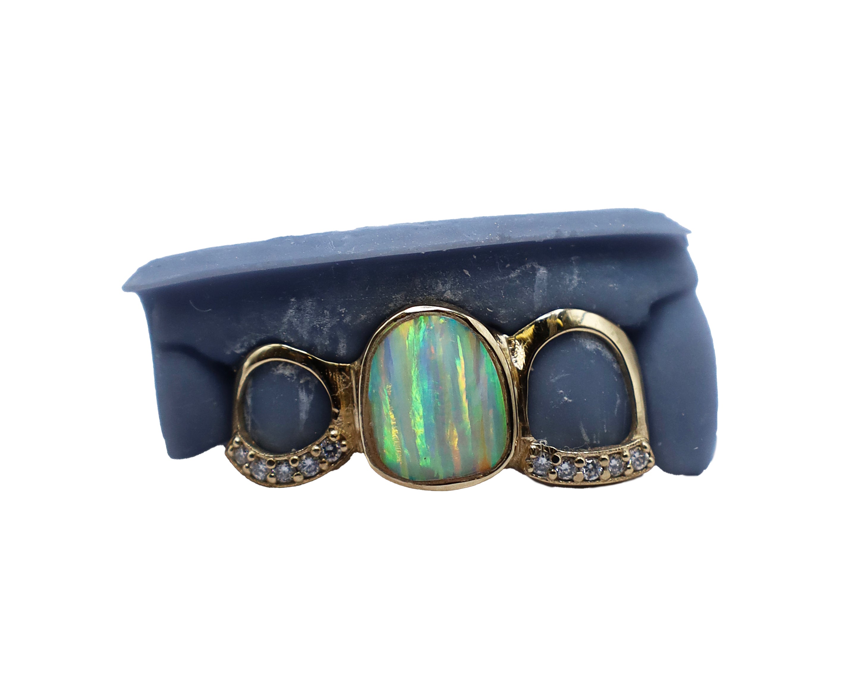 Opal Fang Grillz Diamond Tip - Luxe Grillz