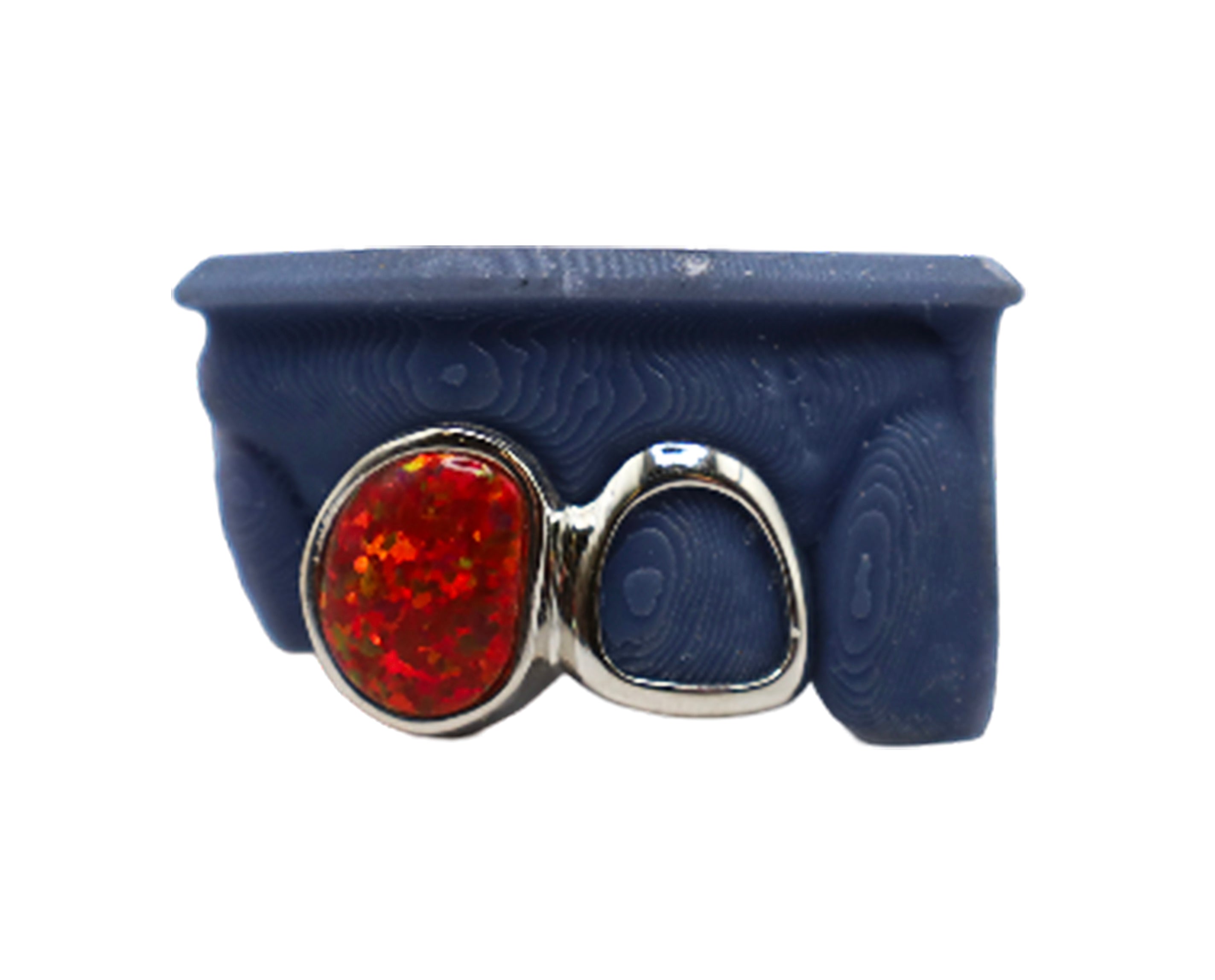 Buy Red Opal Fang Grillz w Open Face Tooth – Luxe Grillz