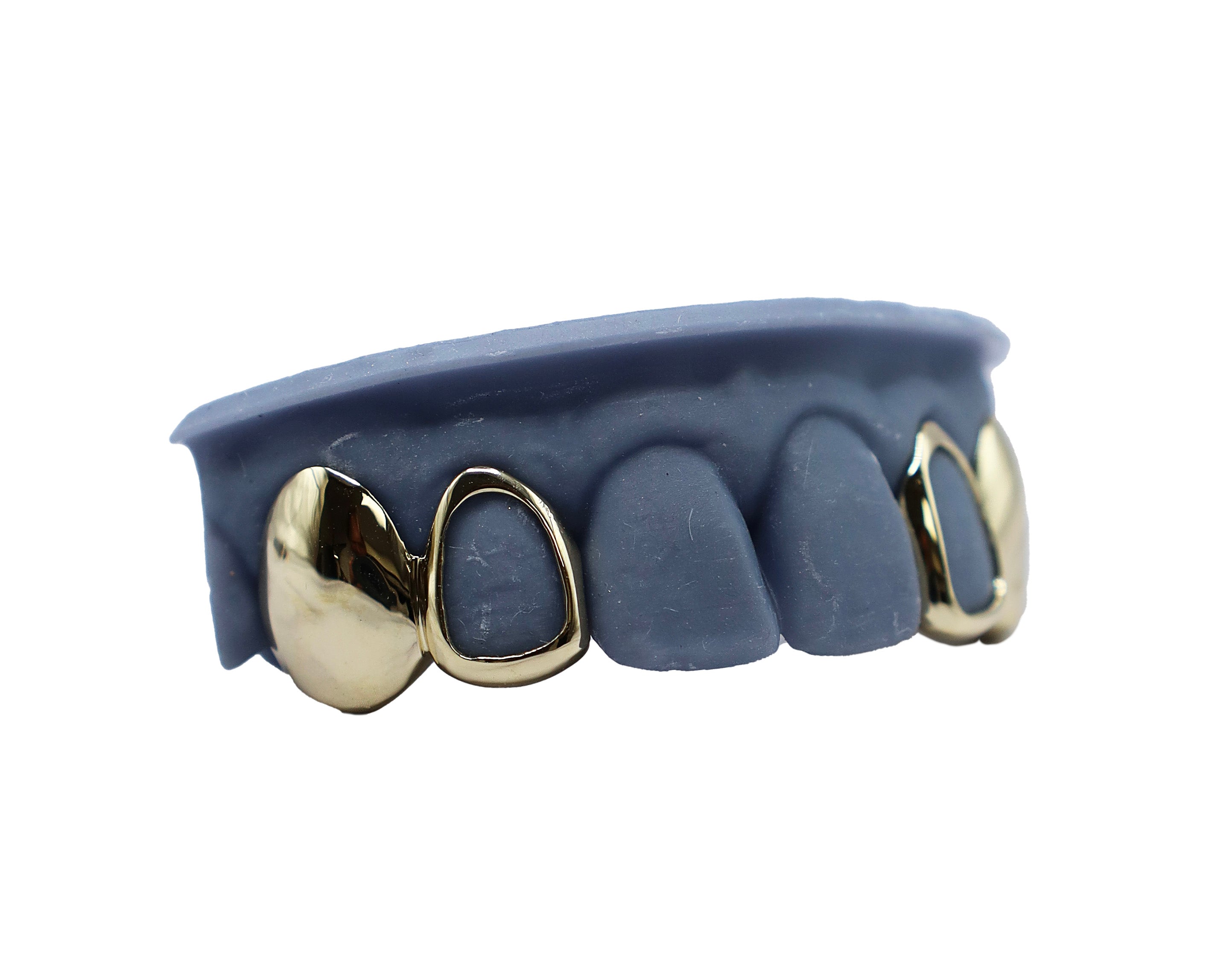 Solid Fang Grillz w Open Face Teeth - Luxe Grillz
