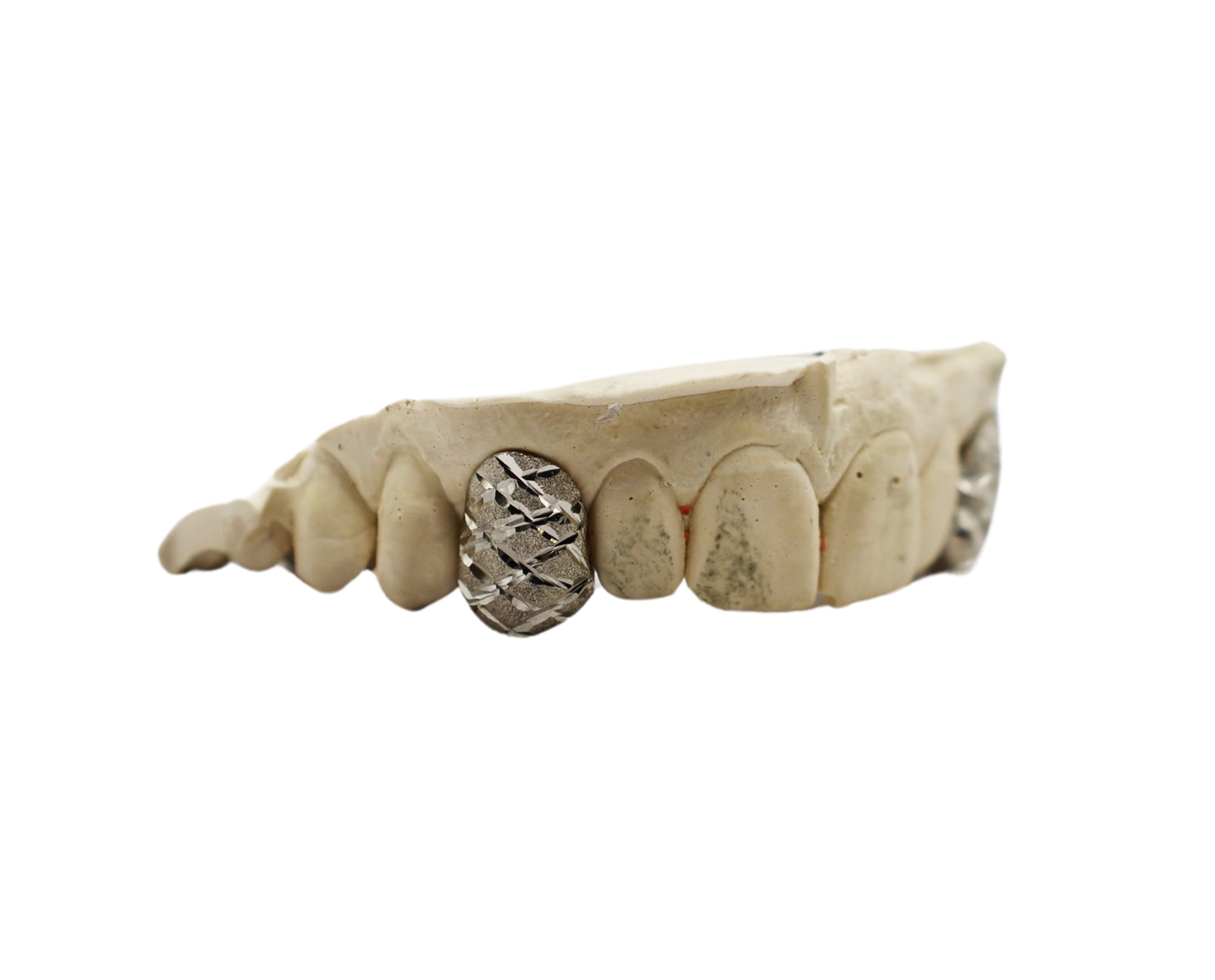 Buy Top Diamond Cut + Diamond Dust Fang Grillz - 100% Gold – Luxe Grillz
