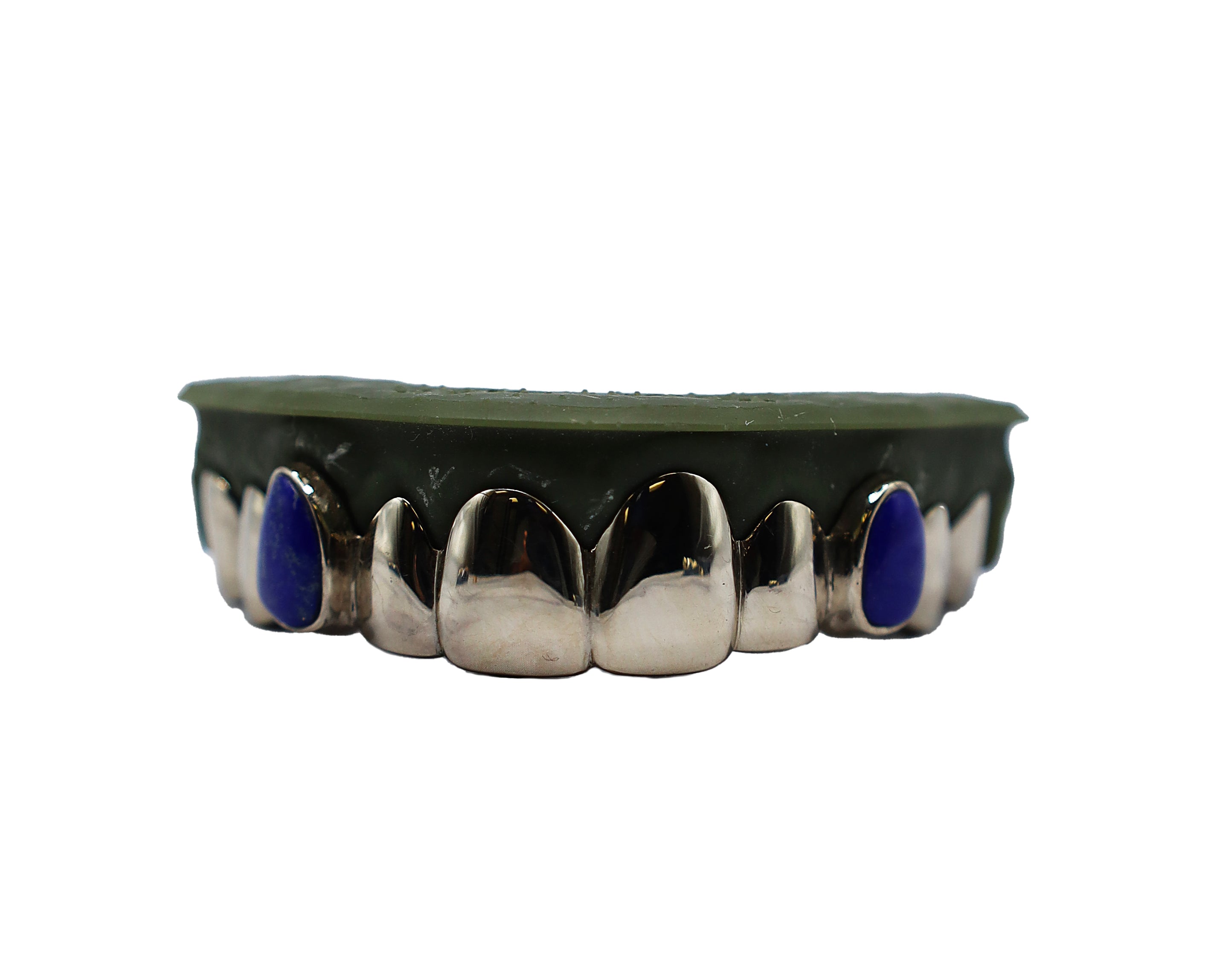 Buy Top 10 Grillz w Lapis Fangs - 100% Authentic – Luxe Grillz