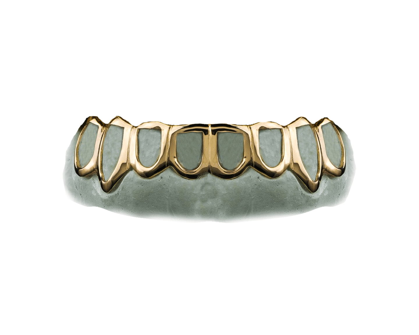 Yellow Gold Bottom 8 Grillz Set - Luxe Grillz