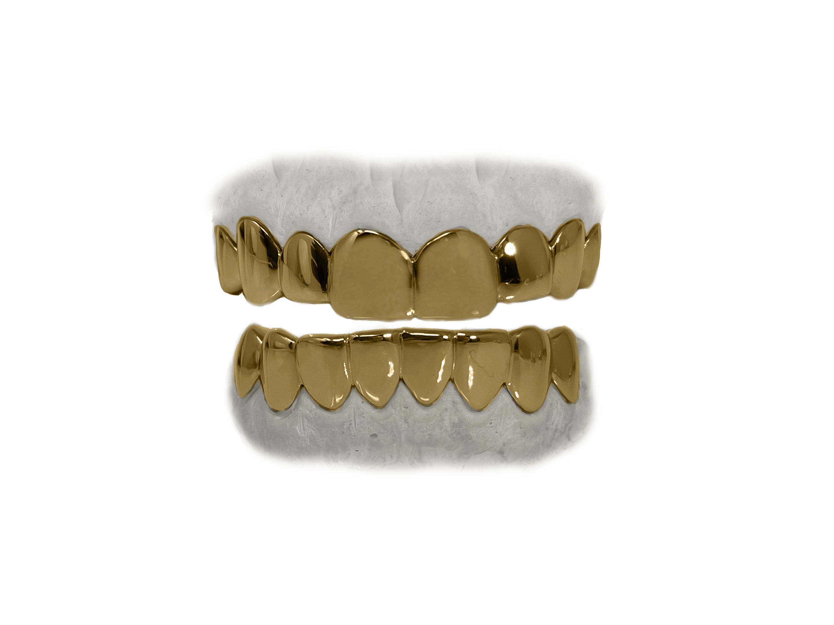 Full Top Bottom 24K Gold Grillz Set - Luxe Grillz