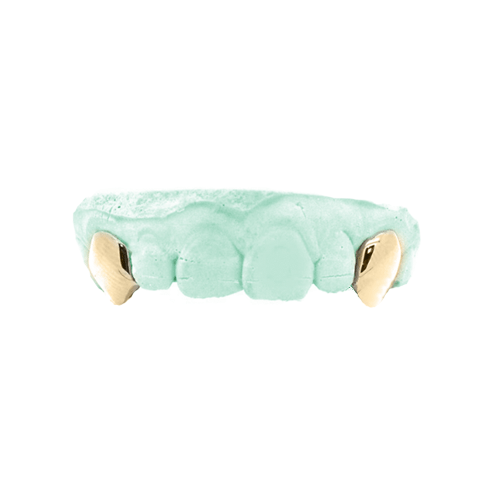 Top Fang Grillz 18K Yellow Gold - Luxe Grillz